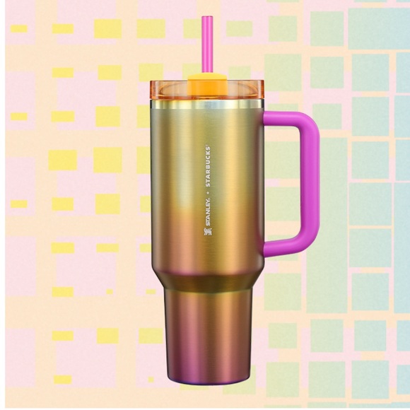 Stanley | Dining | Sunset Gradient Starbucks X Stanley Quencher 4 Oz ...